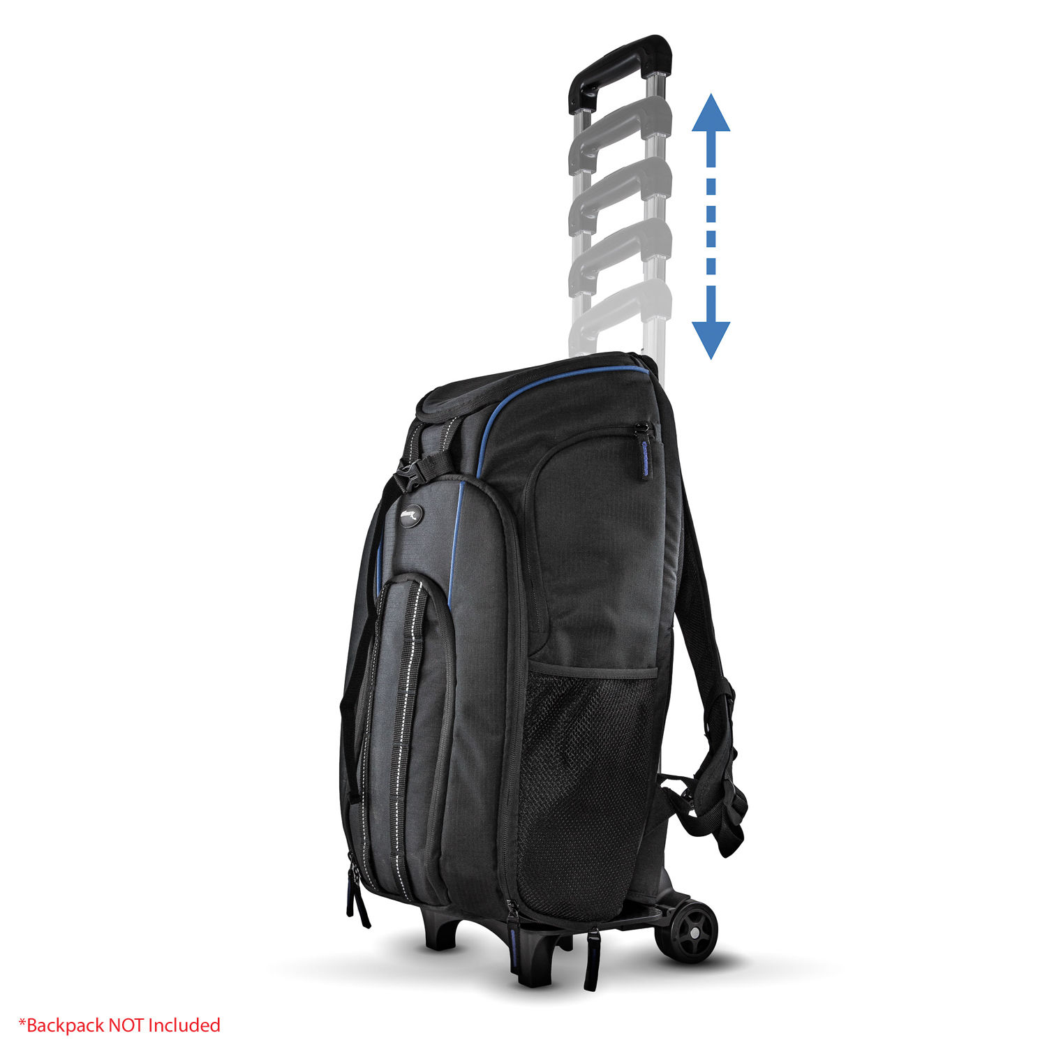Folding Durable Heavy Duty Sturdy Lightweight Travel Cart for Backpacks ...