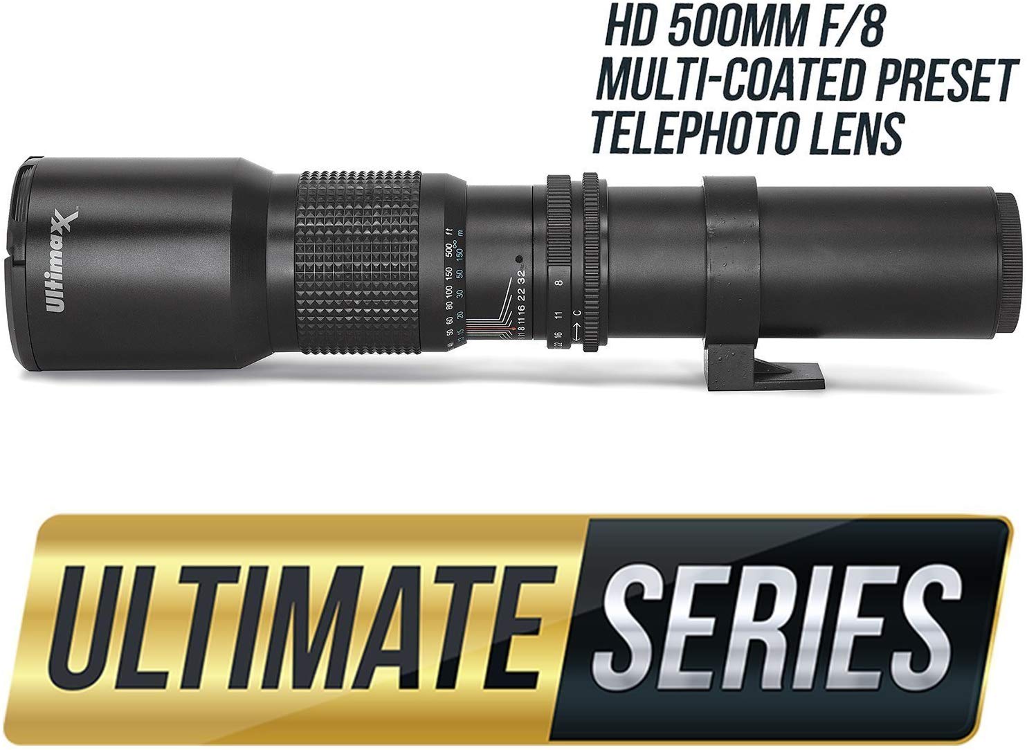 ULTIMAXX High-Power 500mm/1000mm f/8 for Canon DSLRs with Filter Kits ...